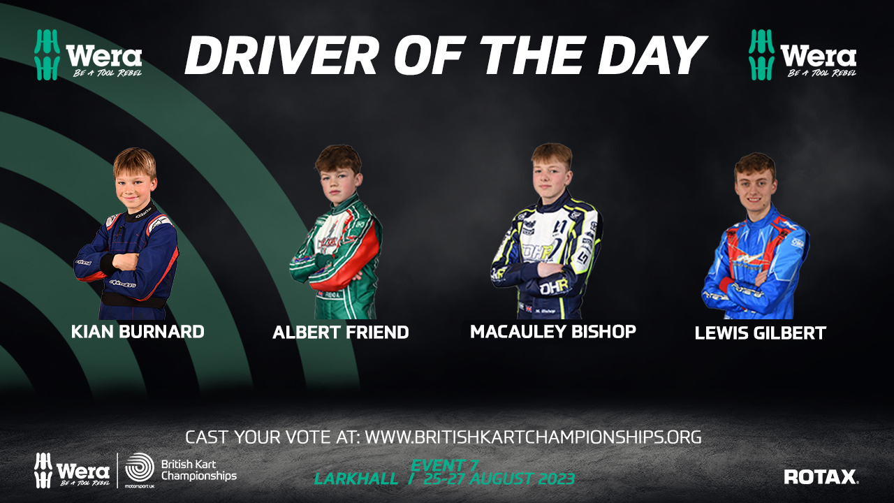 Wera Tools British Kart Championships | Wera Tools Driver of the Day ...